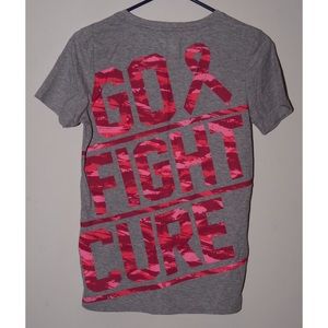 Under Armour | Tops | Go Fight Cure Breast Cancer Awareness Shirt ...